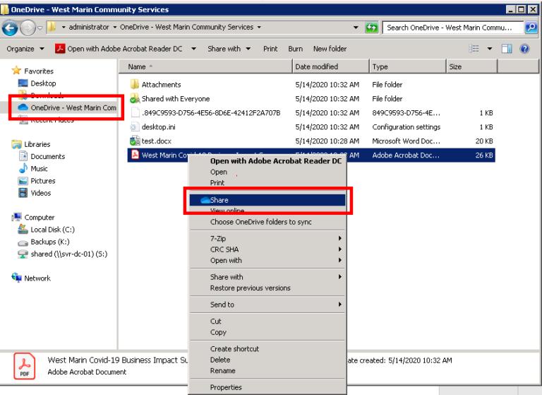 Sharing documents using Sharepoint/Onedrive – Maximum ITSM